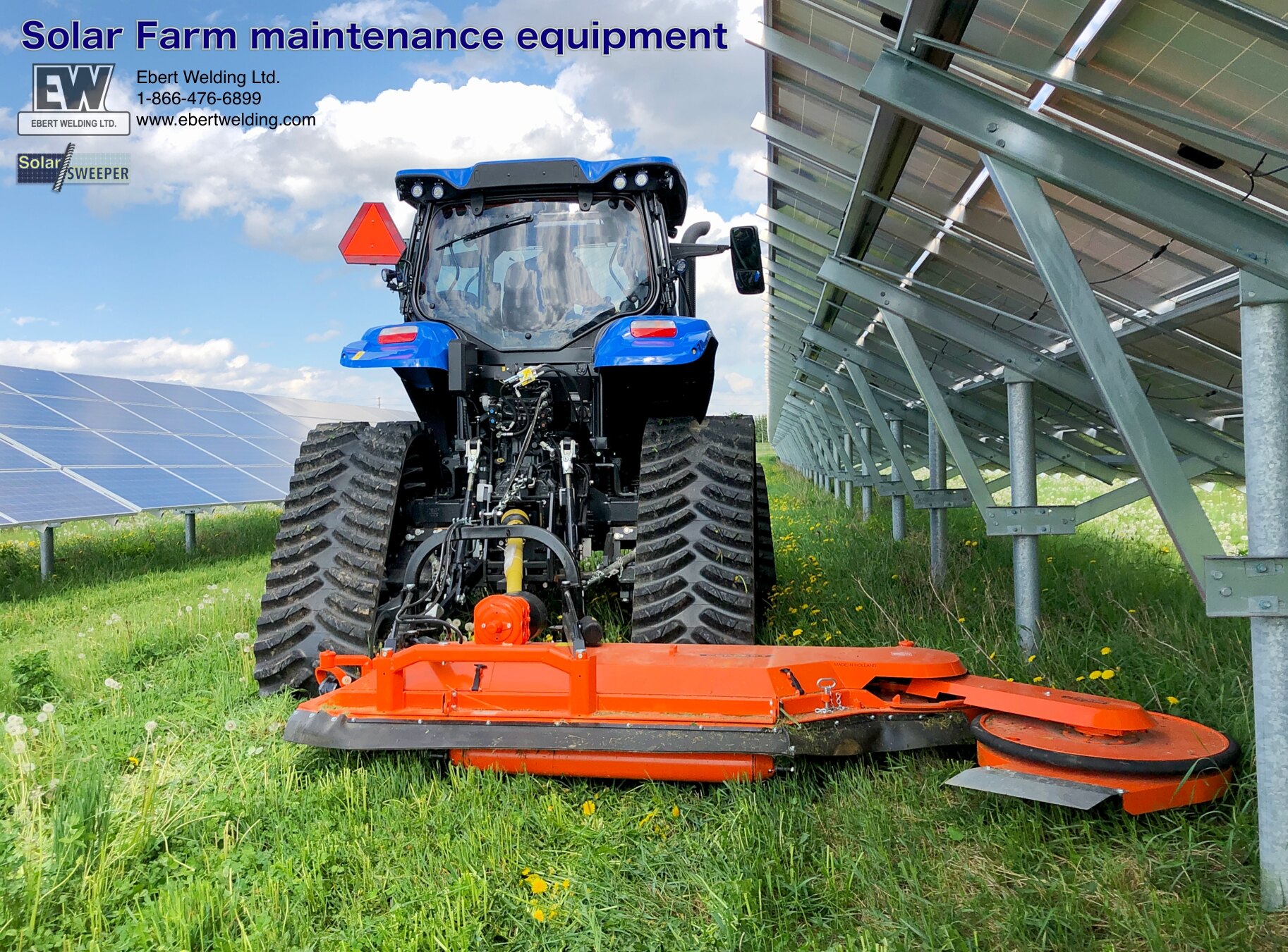 Solar Sweeper EBERT WELDING LTD NEW LISKEARD ON WELDING FARM EQUIP Solar Sweeper EBERT WELDING LTD NEW LISKEARD ON WELDING FARM EQUIP
